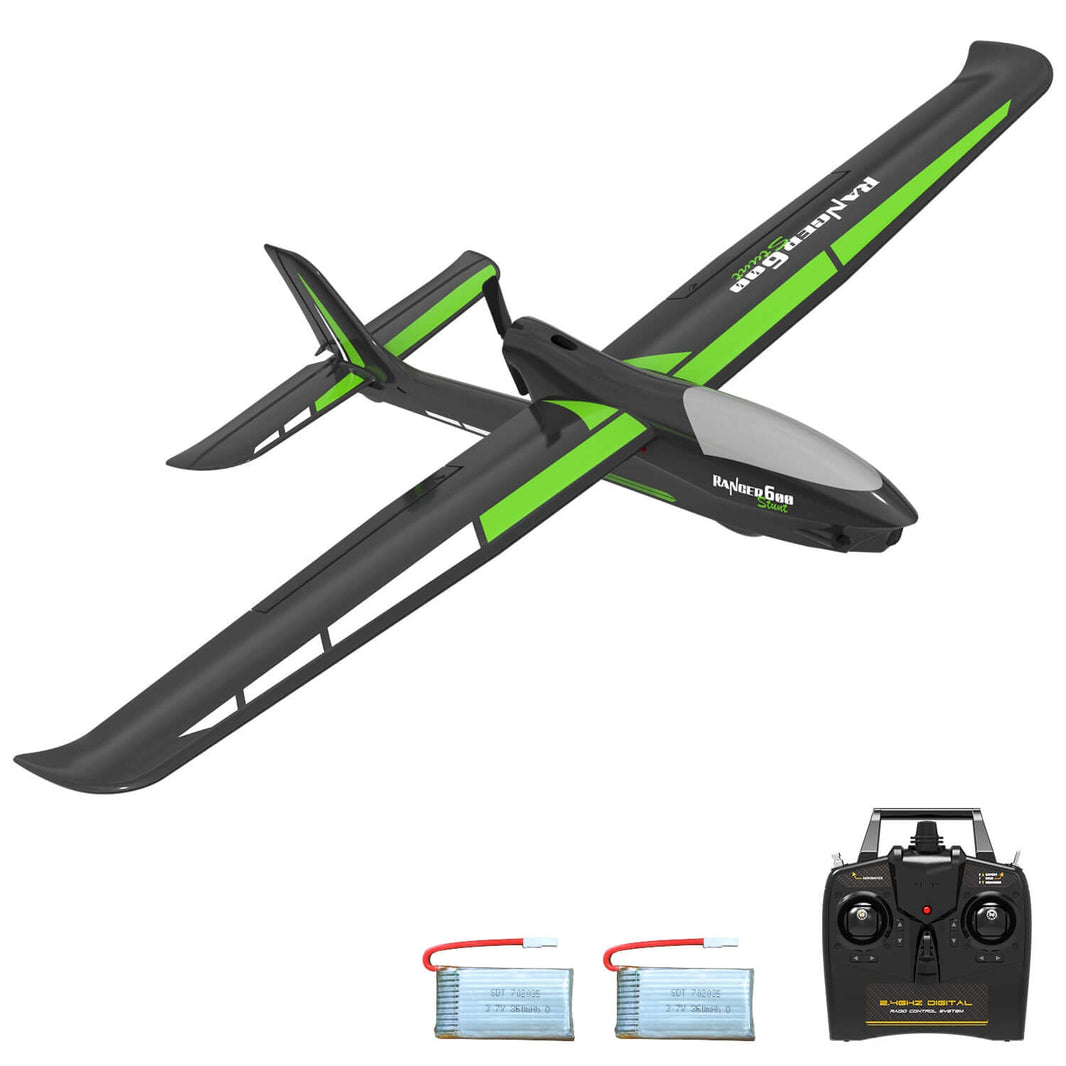 Ranger 600 RC Airplane - 4-Channel, 40 Min Flight, Dual Batteries ...