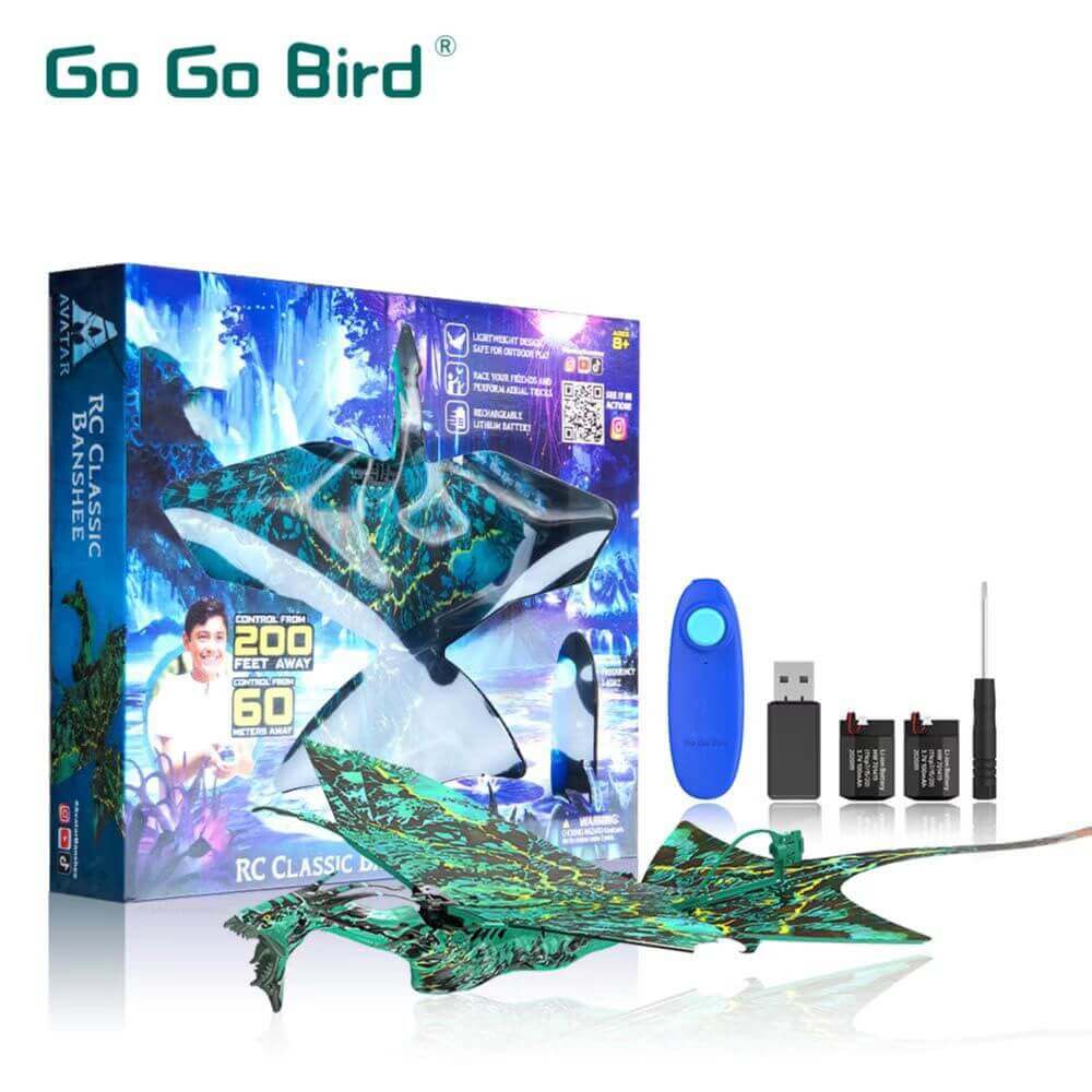 Go Go Bird - Remote Control Flying Dragon Toy - Kidstoylover