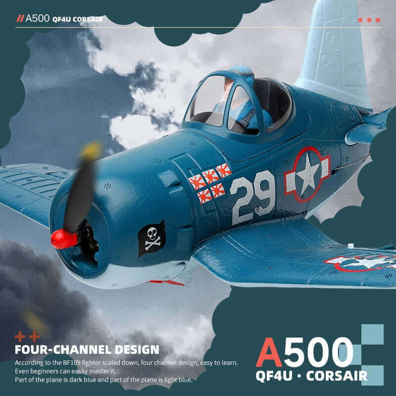 WLtoys XK RC Airplane A500 QF4U Fighter
